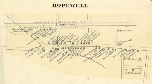 Historic Town Maps – Hopewell Borough – Hopewell Valley History Project